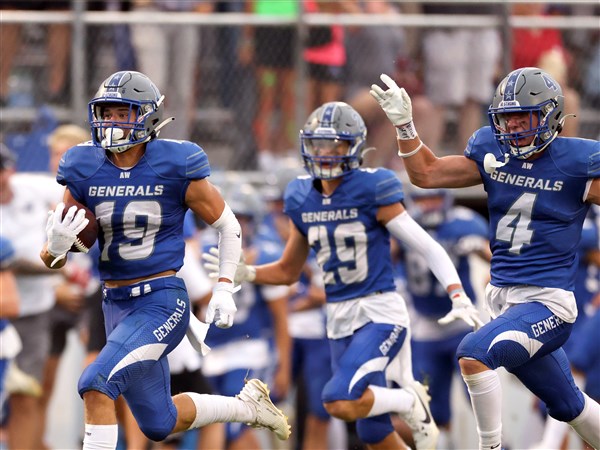 Kinnee, 100-yard INT return powers Anthony Wayne football past St. John ...