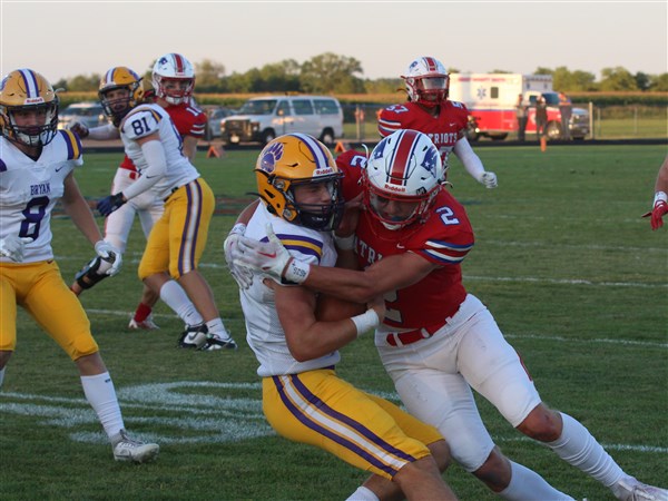 Patrick Henry outlasts Bryan in high-scoring NWOAL football thriller ...