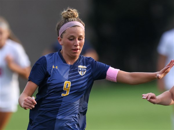 Peckham's perseverance: Notre Dame girls soccer star overcomes ACL ...