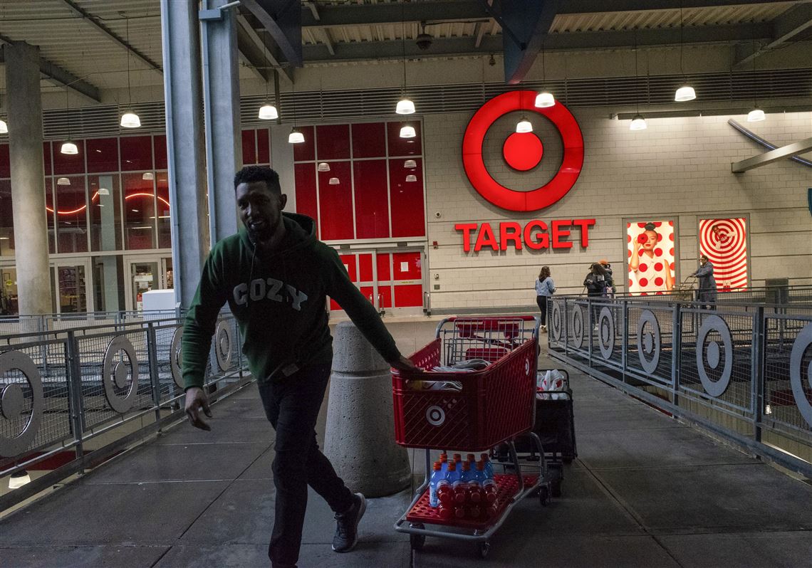 People Shopping At Target