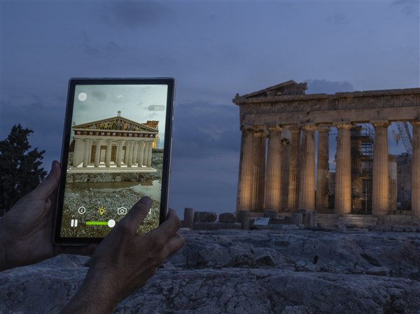An app shows how ancient Greek sites looked thousands of years ago ...