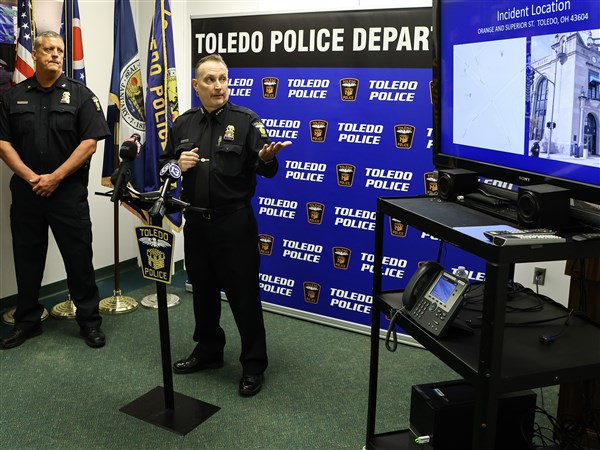 Body Camera Footage Shows Toledo Police Officer Chasing Shooting