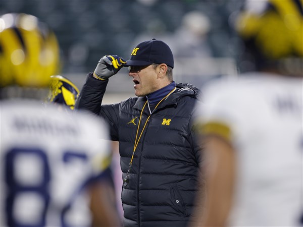 Michigan's Harbaugh channels 'Braveheart' to stay focused on Purdue ...