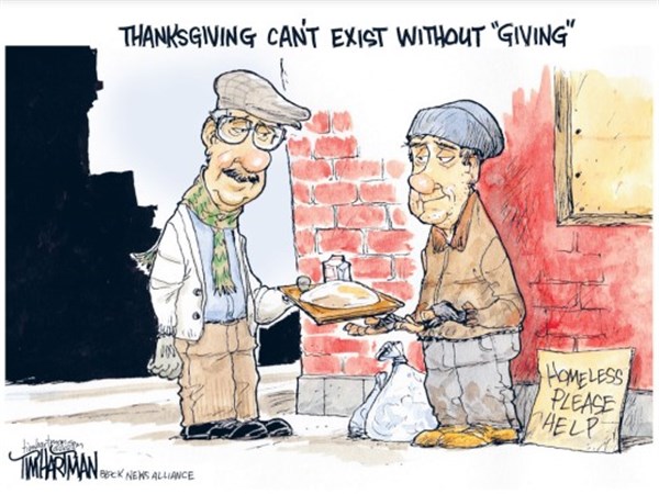 Editorial Cartoon: Tim Hartman 11/23 | The Blade