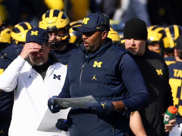 Michigan promotes offensive coordinator Sherrone Moore to replace Jim ...