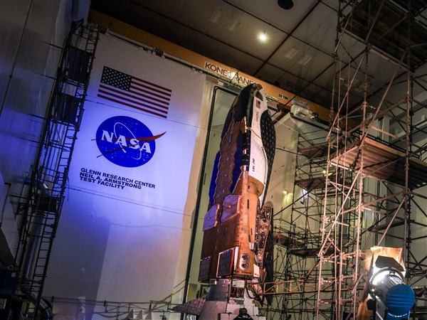 New low-orbit spacecraft unveiled at NASA's Neil Armstrong Test ...