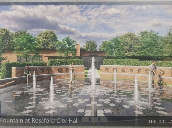 Making a splash: $500K water feature opening later this year in ...