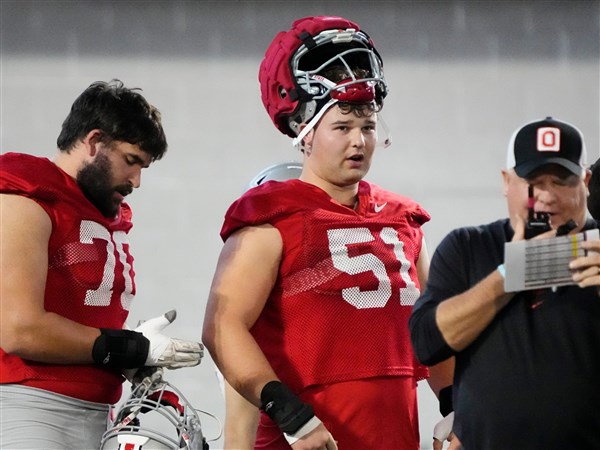 Luke Montgomery expands his reach in second spring at Ohio State | The ...