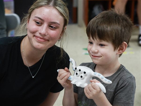Kindergarteners' monster drawings turned into ceramic figures | The Blade