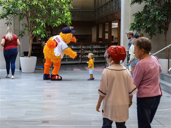Photo Gallery: Mud Hens and Walleye takeover at Main Library. | The Blade