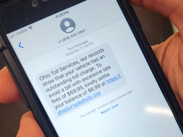 Scam Ohio toll texts continue to perplex drivers | The Blade