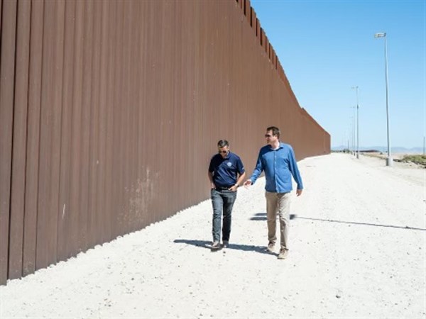 U.S. House candidate Derek Merrin visits southern border ahead of ...
