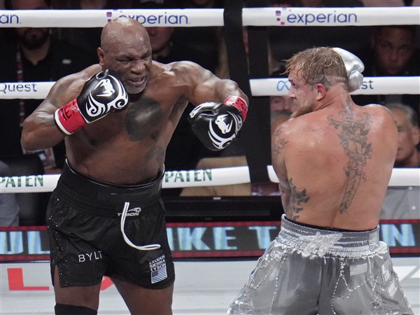 Jake Paul beats 58-year-old Mike Tyson as the hits don't match the hype ...