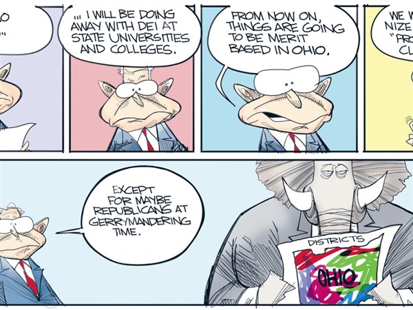 Editorial Cartoon: Maumee Dearest - 4/3 | The Blade