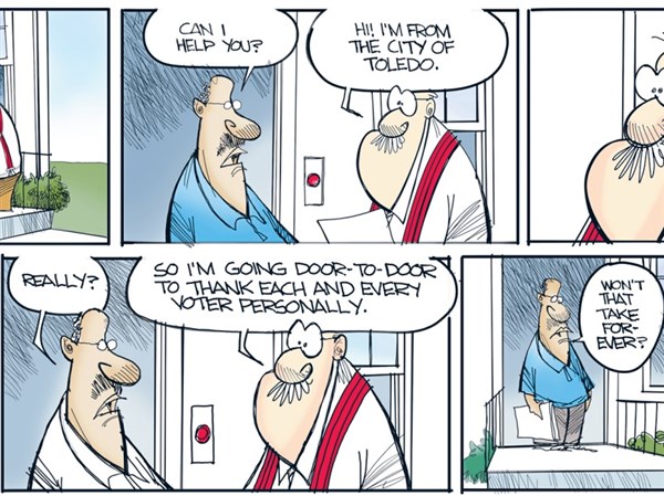 Editorial Cartoon: Maumee Dearest - 5/15 | The Blade