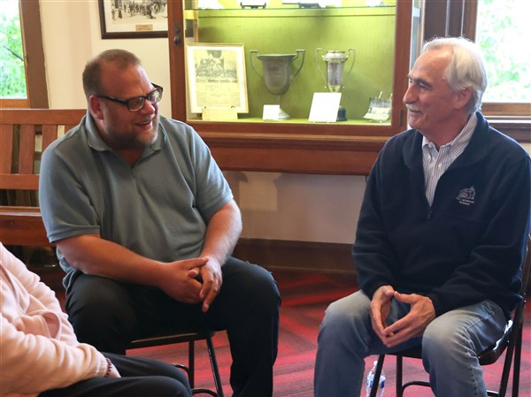 Retired fire captain meets with baby he saved — 44 years later | The Blade