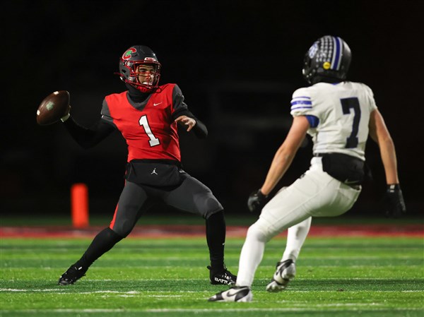 QB Beydoun delivers gutsy performance to lead Central Catholic football ...