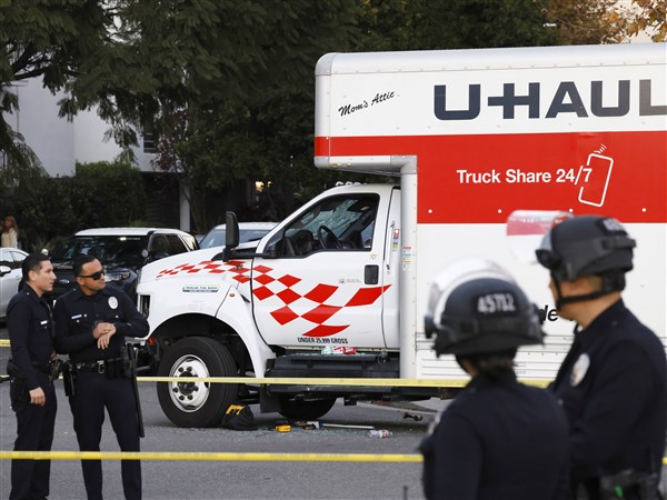 Man accused of recklessly driving U-Haul into Iran protest in Los ...