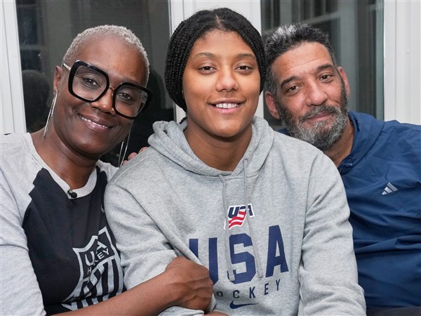 NFL's Kelce brothers help Laila Edwards' family attend her Olympic ...