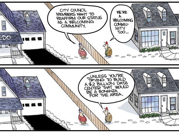 Editorial Cartoon: Maumee Dearest - 2/12 | The Blade
