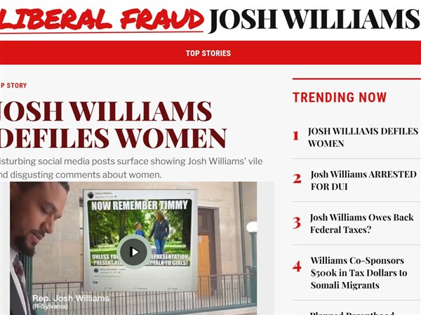GOP rival linked to website targeting Rep. Josh Williams | The Blade