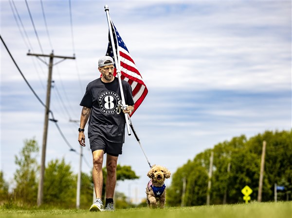 Area veteran’s flag walks raise money, inspire others | The Blade
